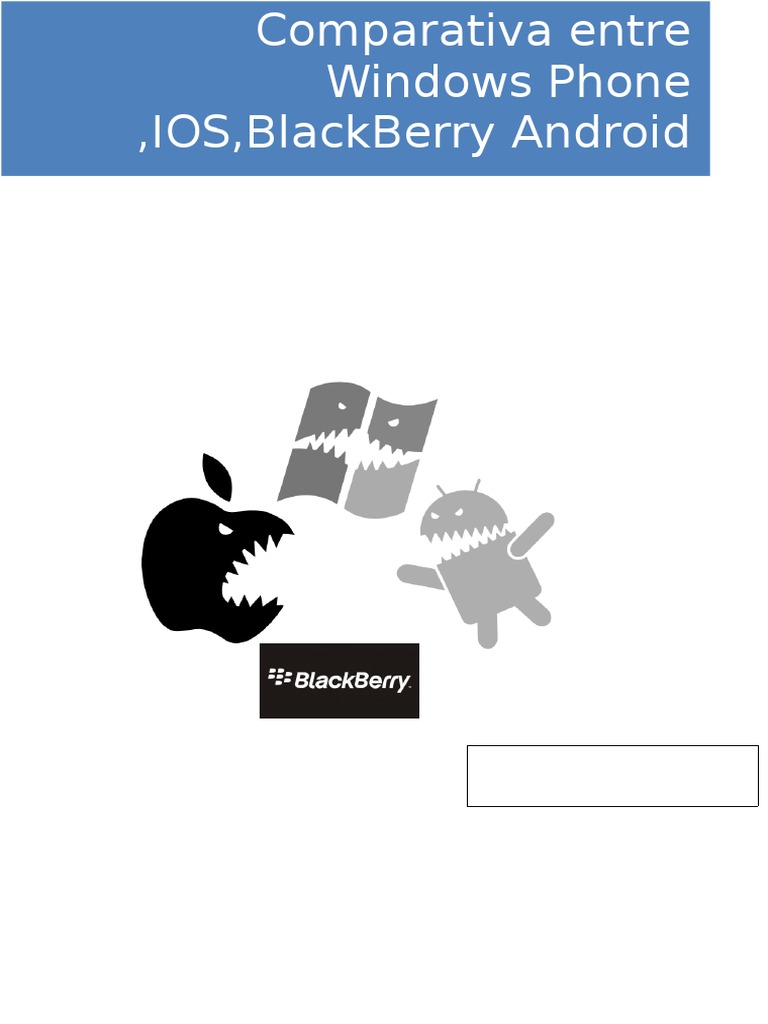 Comparativa Entre Windows Phone y Android 2 | PDF | Android (sistema ...