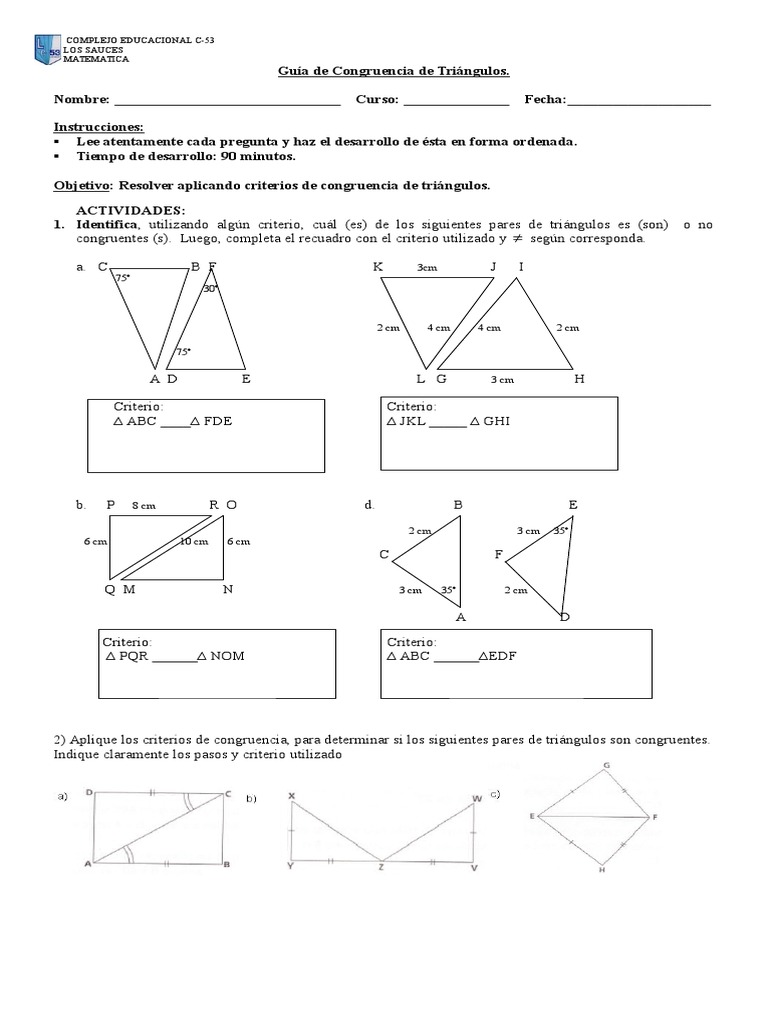 guia congruencia de triangulos.doc