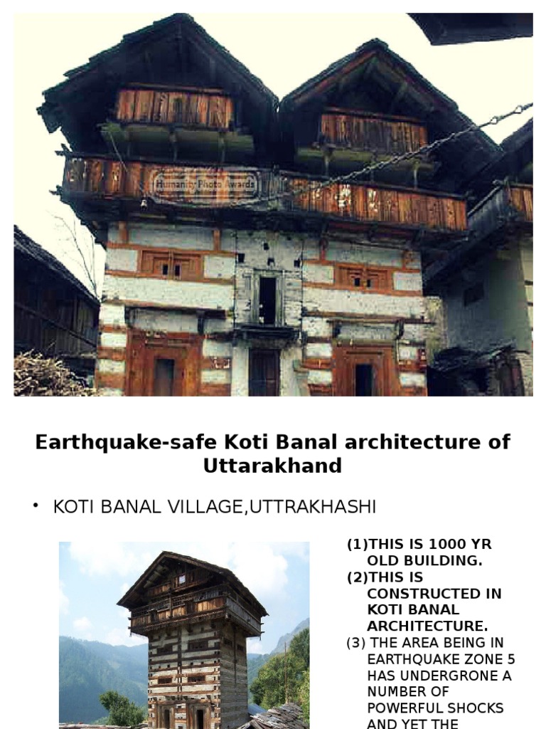 Koti Banal Architecture in Uttarakhand | PDF