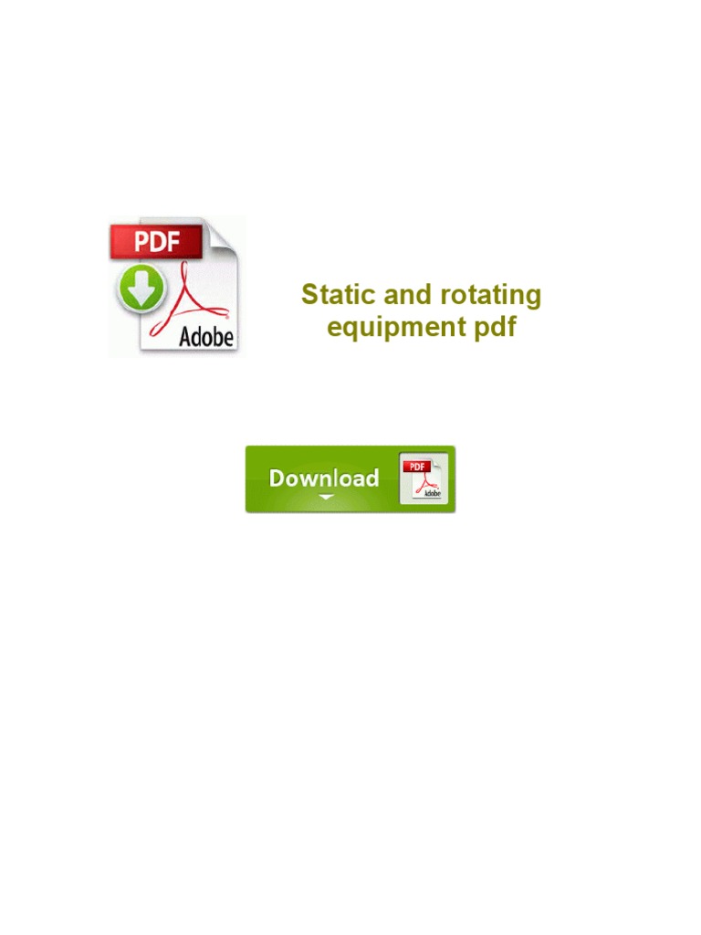 Static and Rotating Equipment PDF | PDF | Windows Phone | Microsoft Windows