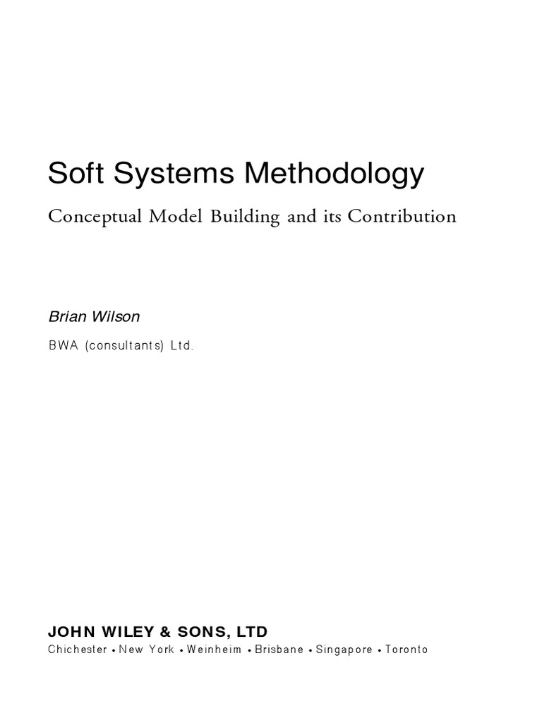 Soft Systems Methodology PDF | PDF | Conceptual Model | Business Process