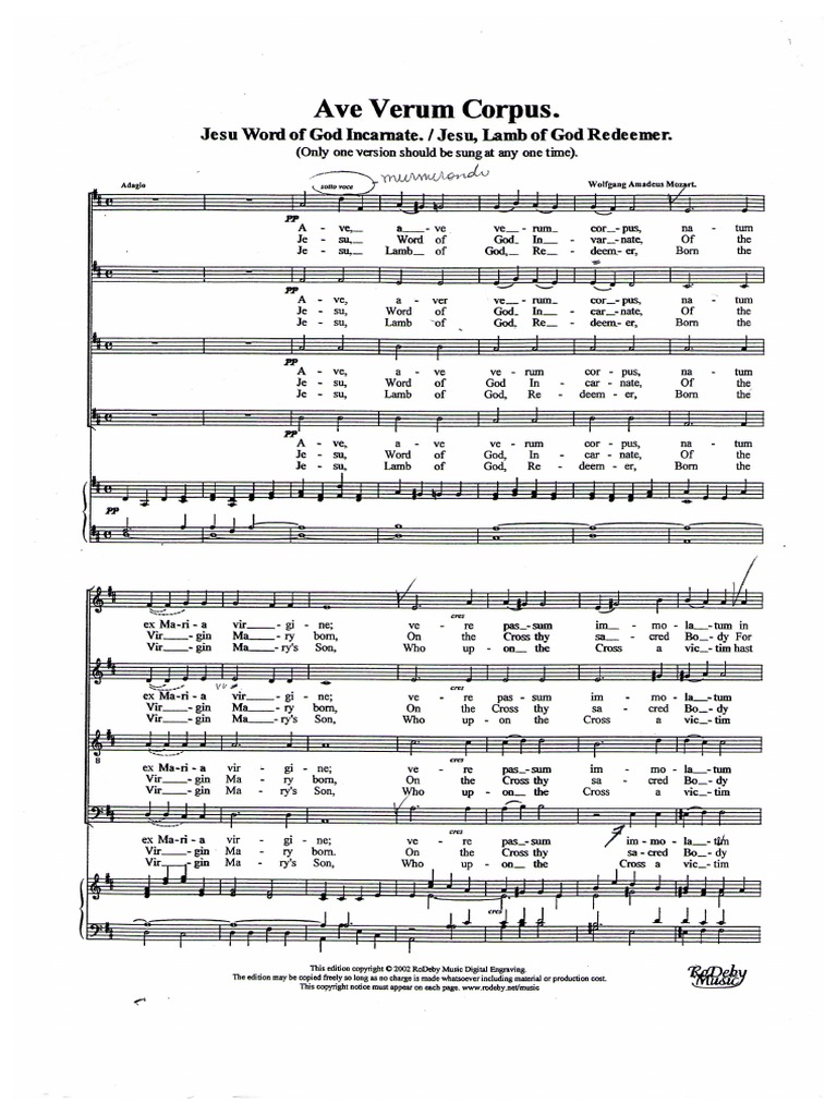 Ave Verum Corpus Mozart | Wolfgang Amadeus Mozart | Mozart Family