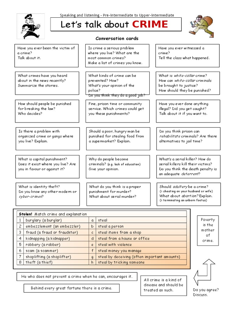 Let's Talk About: Crime | PDF