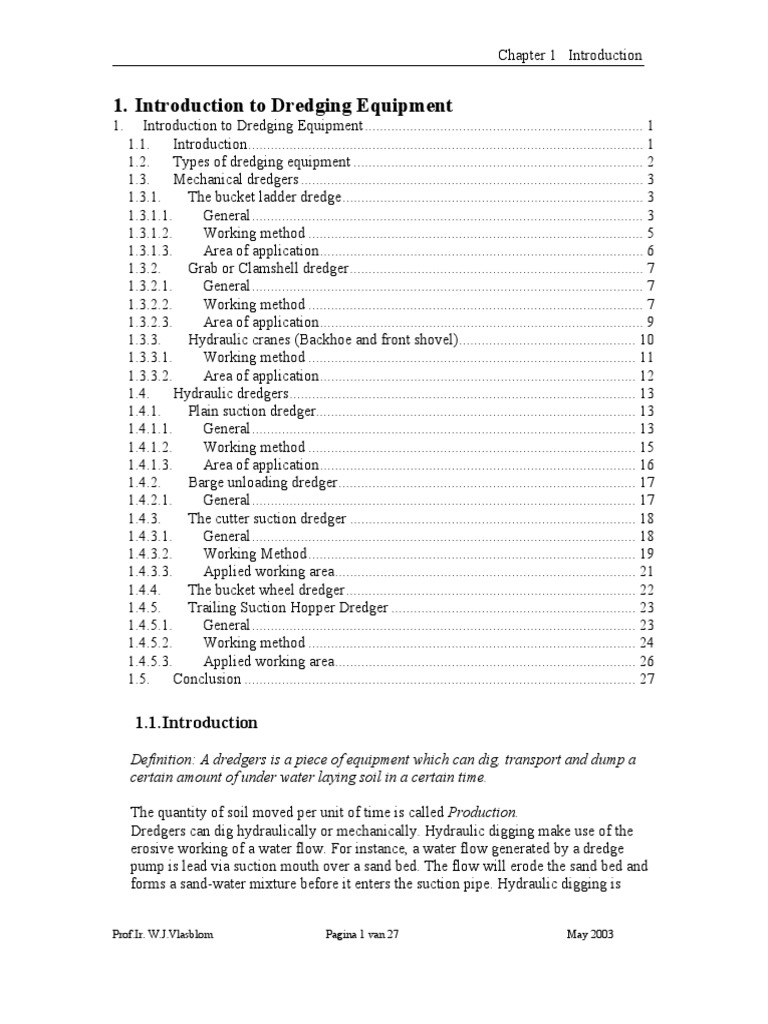 Design of Dredging Equipment PDF | PDF | Dredging | Watercraft