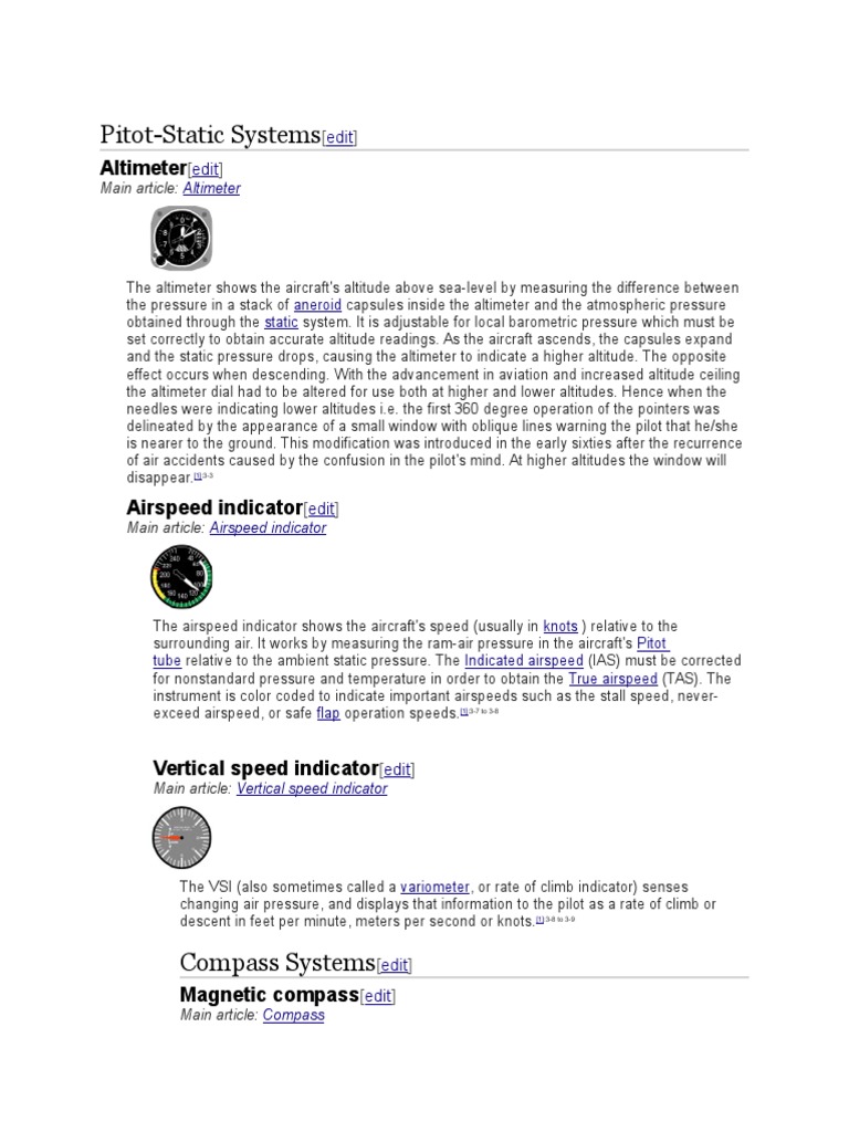 Flight Instruments | PDF