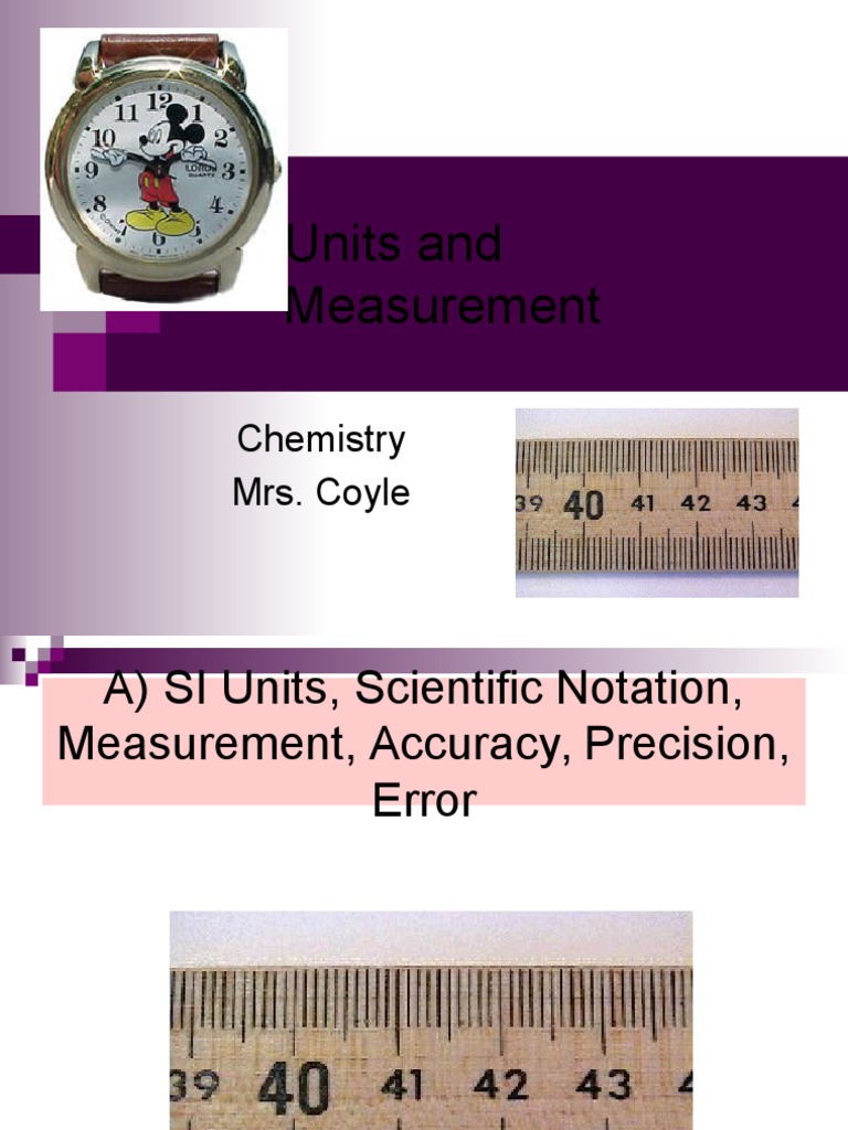 1C Units and Measurement | PDF | Significant Figures | Accuracy And ...