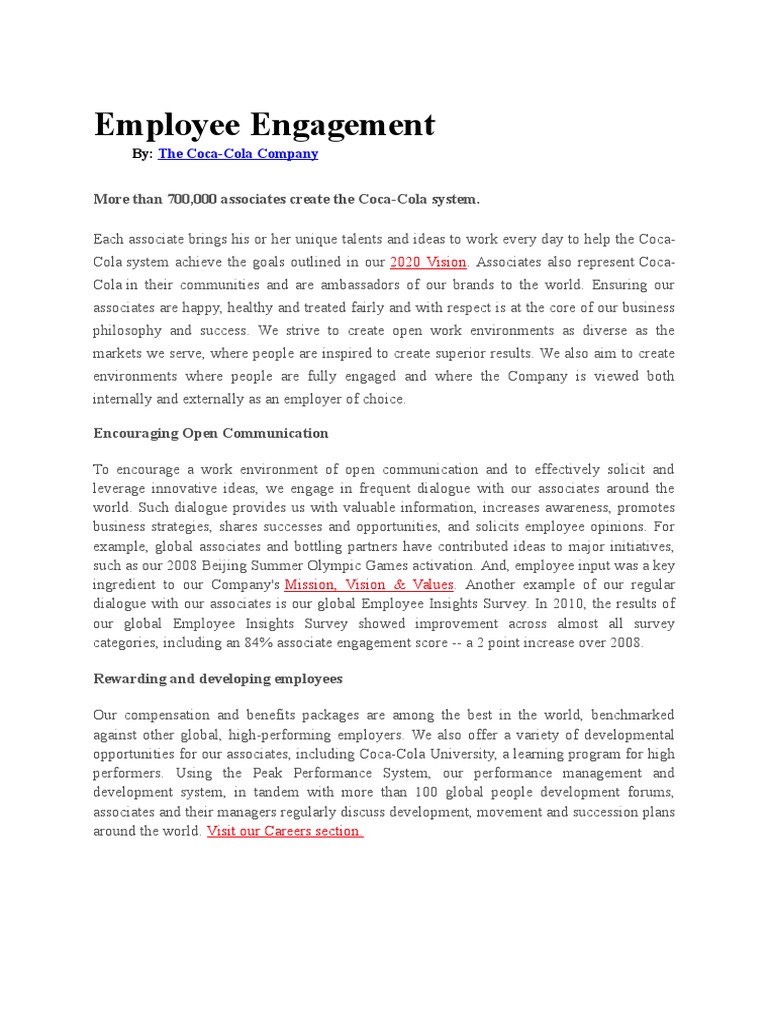 Employee Engagement Nestle | PDF | Nestlé | Foods