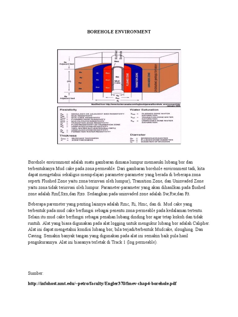 Borehole Environment & Parameters | PDF