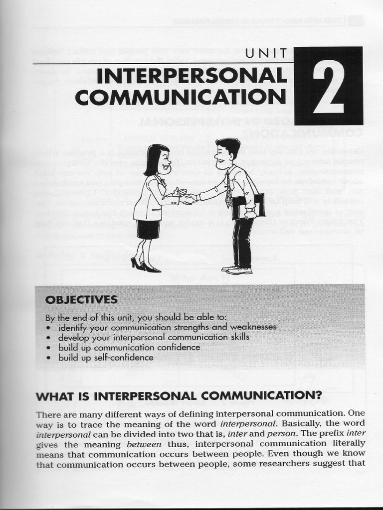 Bab 2 - Interpersonal Communications | PDF | Human Communication ...