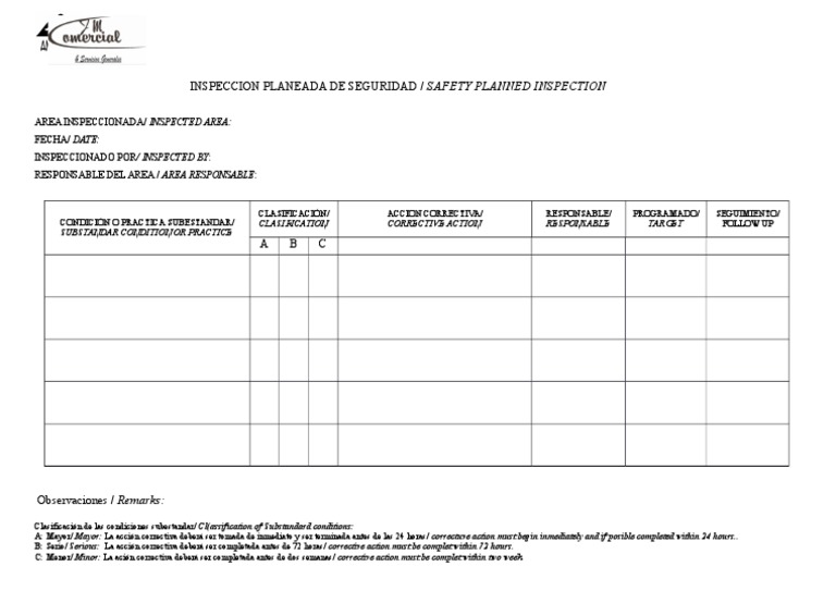 Formato de Inspeccion Cruzada | PDF