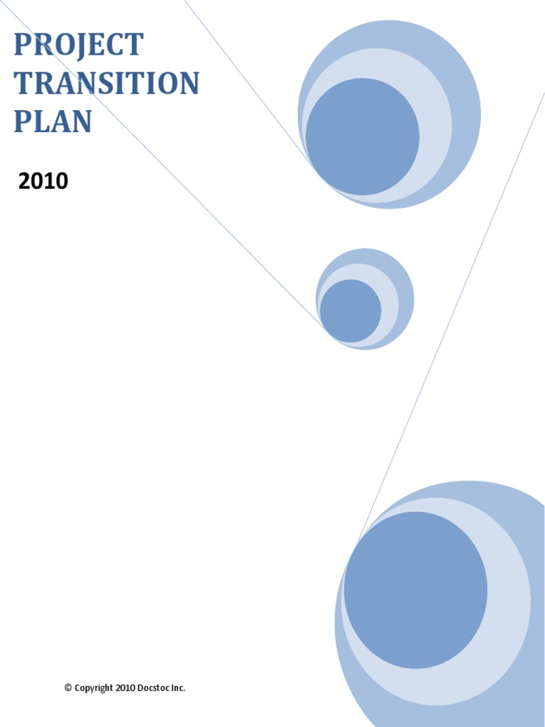 Transition Plan Template | Download Free PDF | Documentation ...