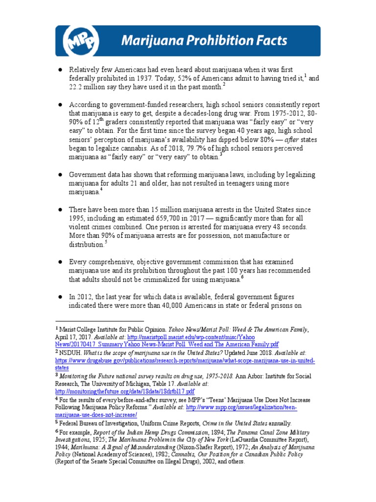 Marijuana Prohibition and Jonathan Magbie | PDF | Cannabis (Drug ...