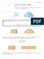 Volume of Revolution Worksheet | PDF | Mathematical Objects | Teaching ...