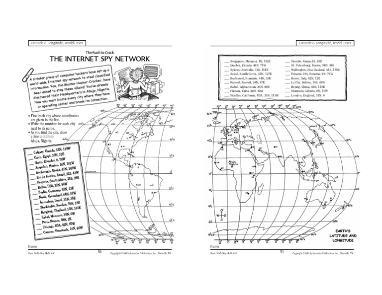 Latitude and Longitude PT 2 | PDF | Visualization (Graphics) | Navigation
