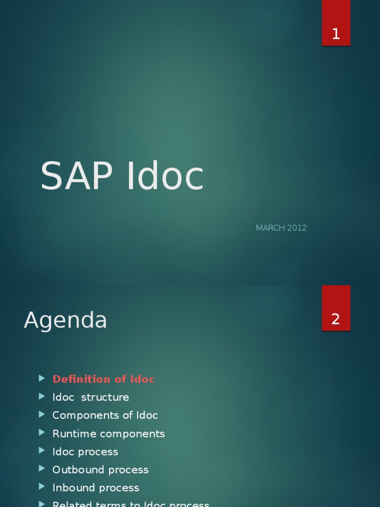 SAP Idoc Basic | PDF | Electronic Data Interchange | Computer Programming