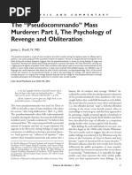 Robert K Merton - Social Structure and Anomie Original 1938 Version | PDF