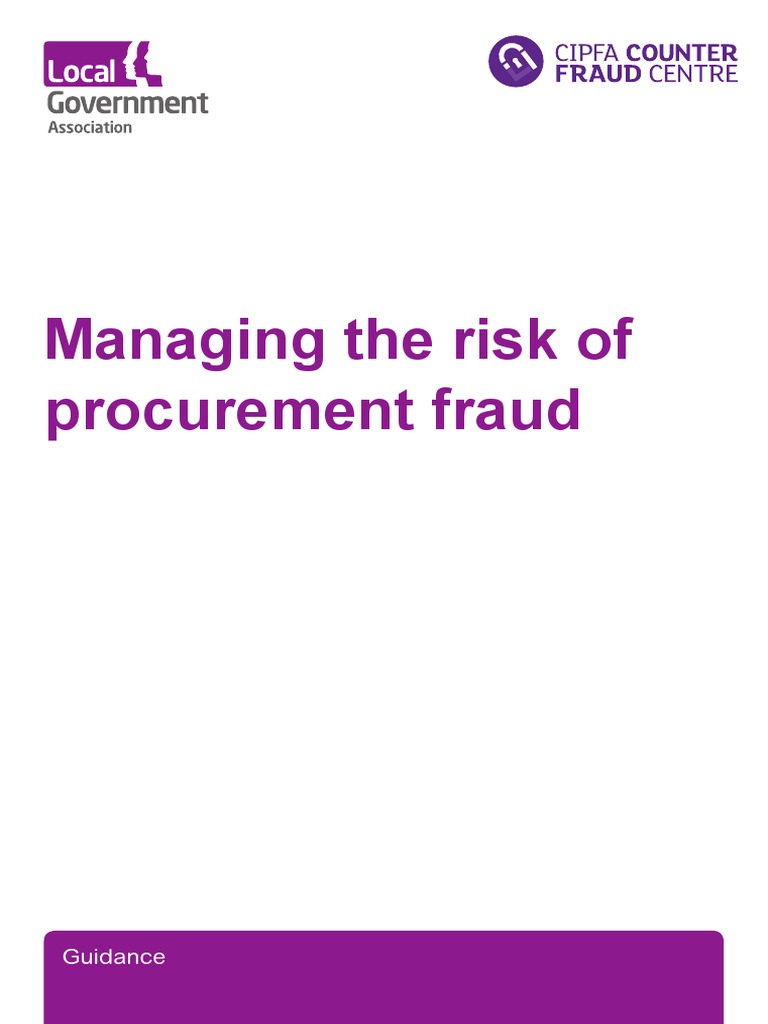 Managing The Risk of Procurement Fraud | PDF | Procurement | Fraud