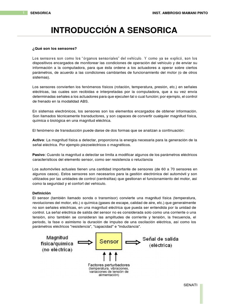 Introduccion A Sensorica | PDF | Sensor | Ingeniería de confiabilidad