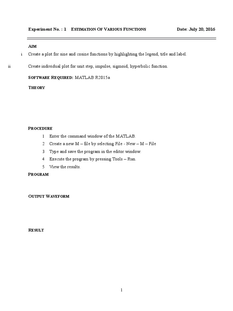 Sample - Lab File Format | PDF