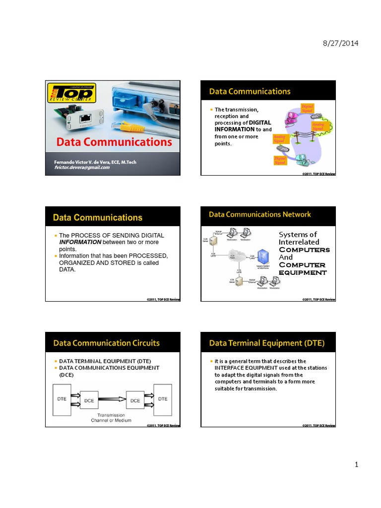 ESAT Data Communications | PDF | Data Transmission | Computer Network