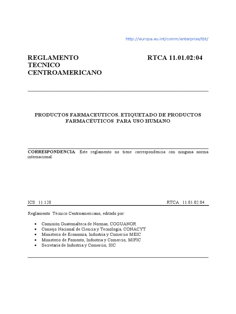 Rtca Etiquetado de Medicamentos | PDF | Medicamentos con receta | Farmacia