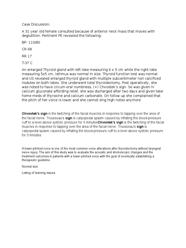 Ana Case Discussion 1 Notes | PDF