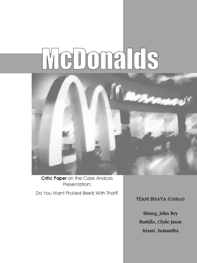 MC Donalds | Download Free PDF | Mc Donald's | Menu