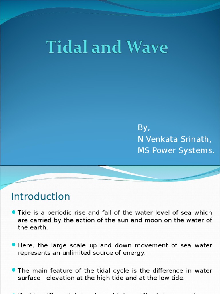 Wave and Tidal | PDF | Tide | Power Station
