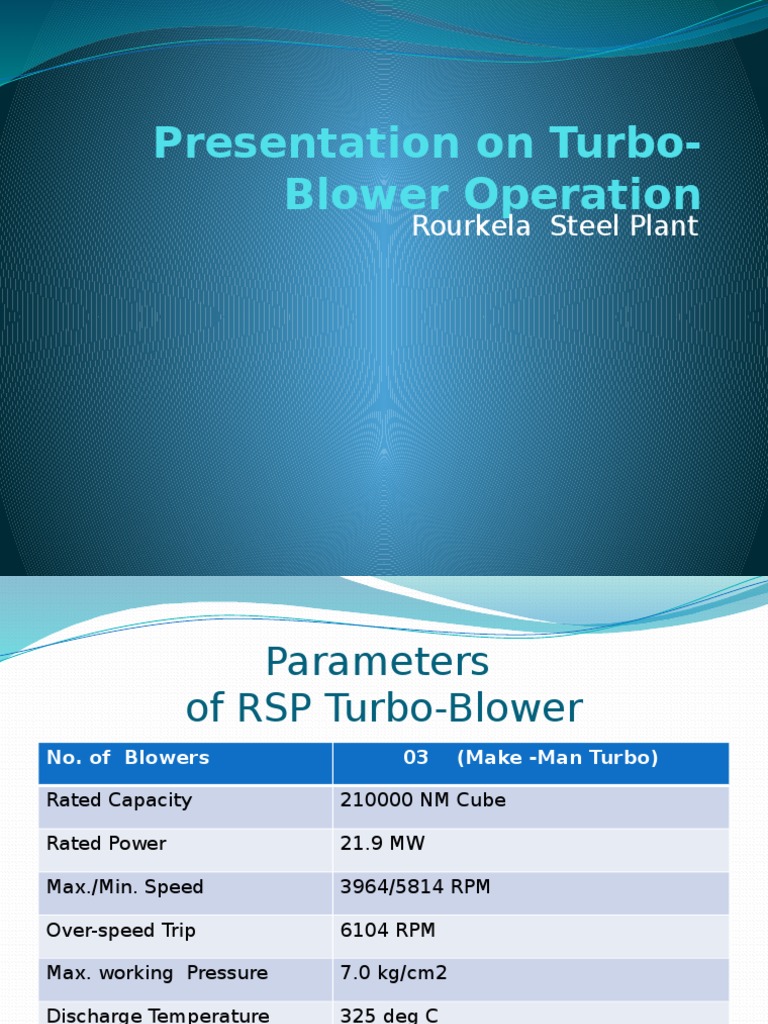Turbo Blower Operation | PDF | Turbocharger | Engines
