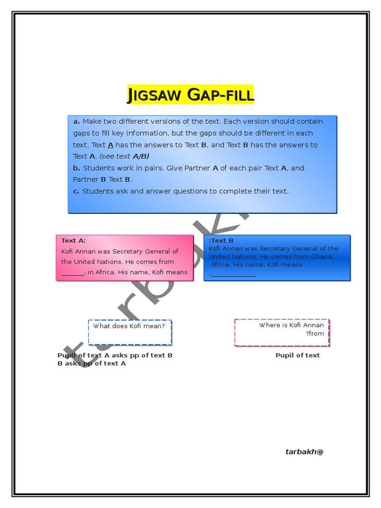 Jigsaw Gap | PDF