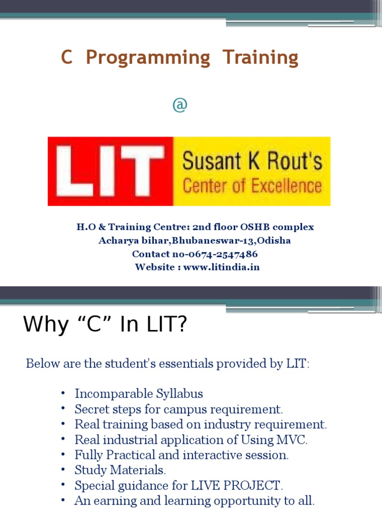 Best C Programming Training | PDF