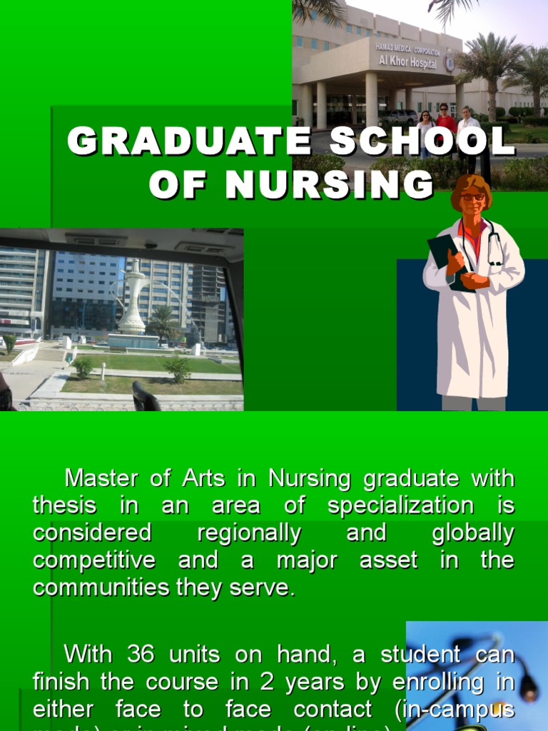 Graduate School of Nursing | PDF | Graduate School | Nursing