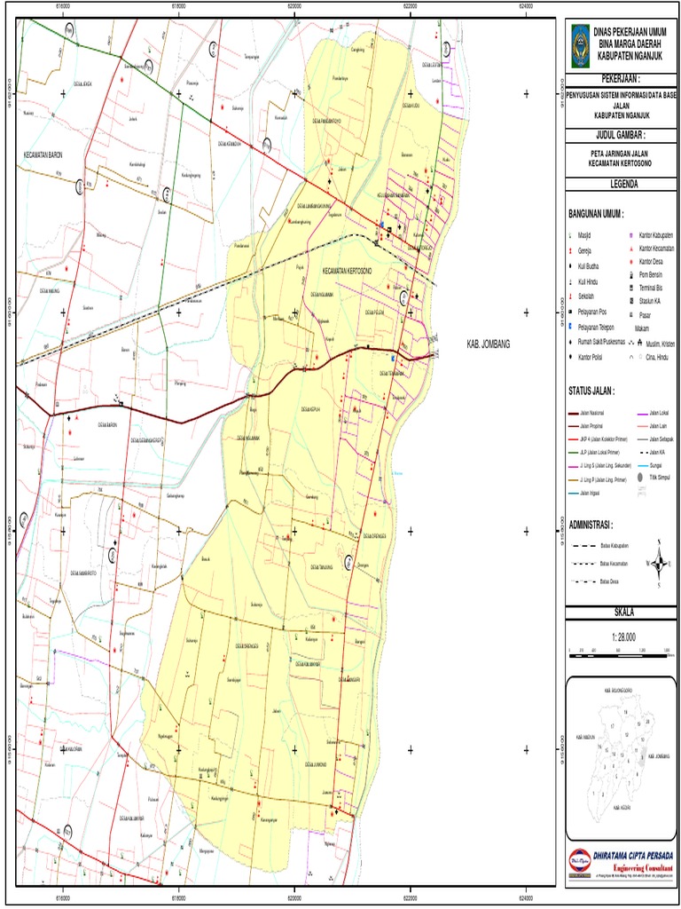 Map Kertosono PDF | PDF
