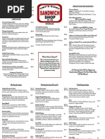 Groucho's Menu | PDF | Coleslaw | Salad