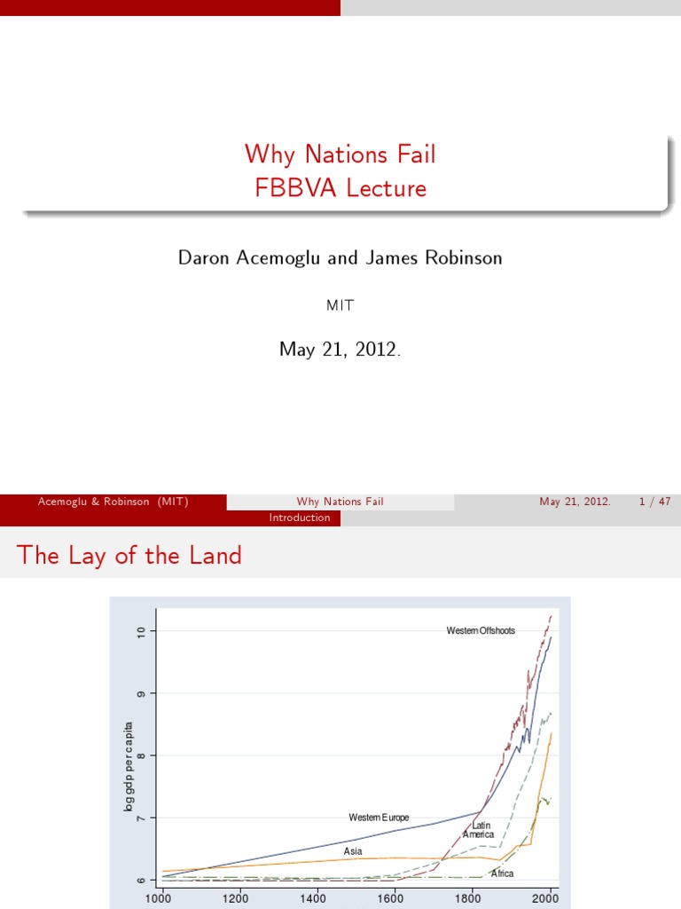 Why Nations Fail: Institutional Impact | PDF | Institution | Unrest