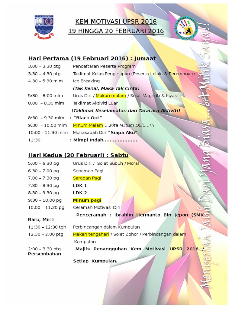 Tentatif Program | PDF