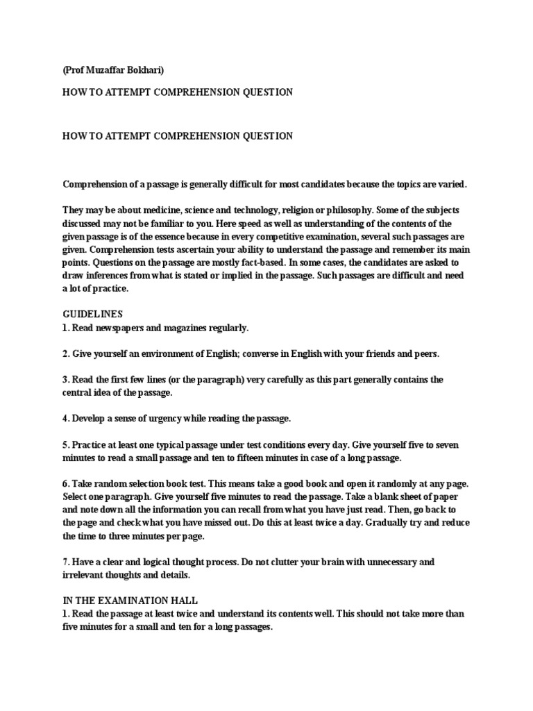 CSS composition | Reading Comprehension | Leadership