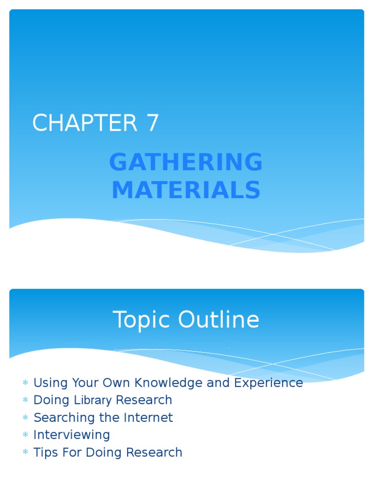 Research & Interview Techniques | PDF | Libraries | Interview