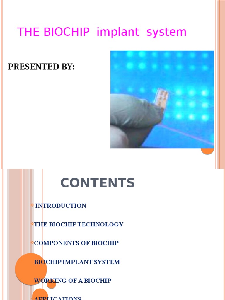 4 Biochip Implant System | PDF | Inductor | Integrated Circuit