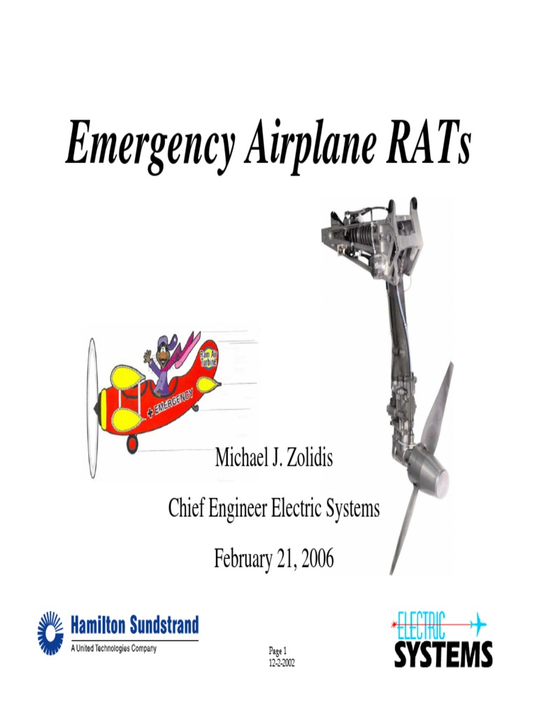 Emergency RATs Presentation.pdf | Aircraft | Aeronautics