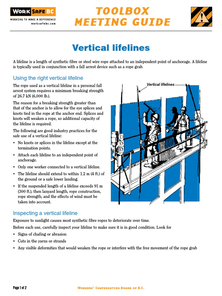 Tg06 23 Vertical Lifelines PDF en | PDF