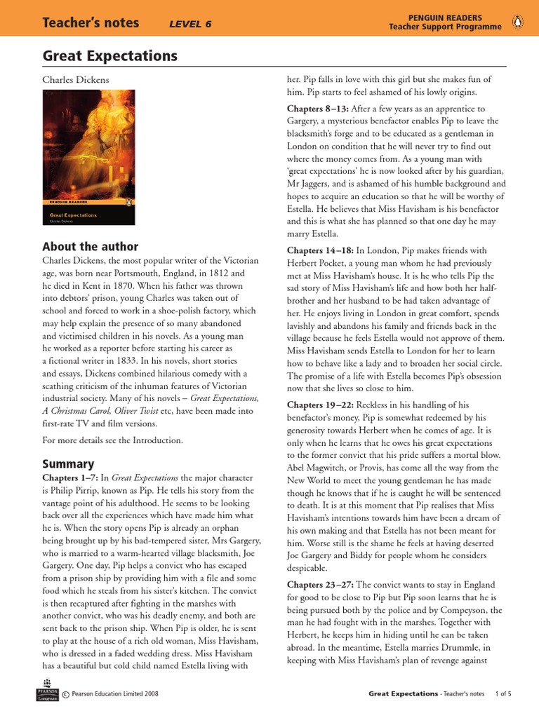 Great Expectations PDF | PDF | Great Expectations | Estella (Great ...