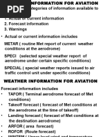 IFR Cheat Sheet | PDF | Instrument Flight Rules | Air Traffic Control
