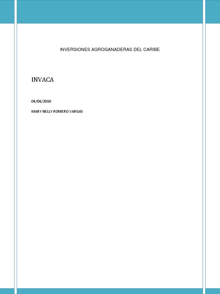 Invaca Ltda | PDF | Realimentación | Bienestar