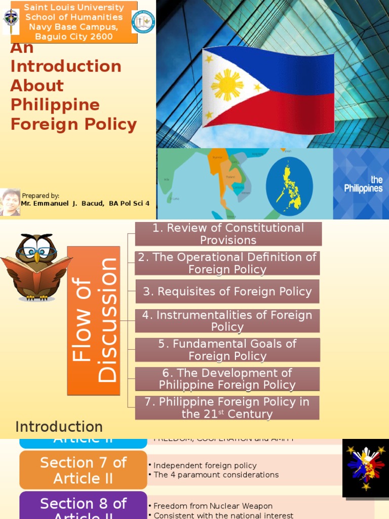 An Introduction About Philippine Foreign Policy | PDF | Philippines ...