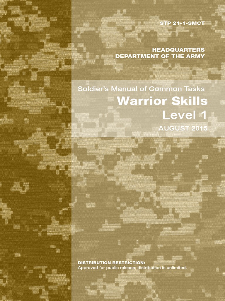 STP 21-1-Smct Soldier's Manual of Common Tasks Skill Level 1 August ...