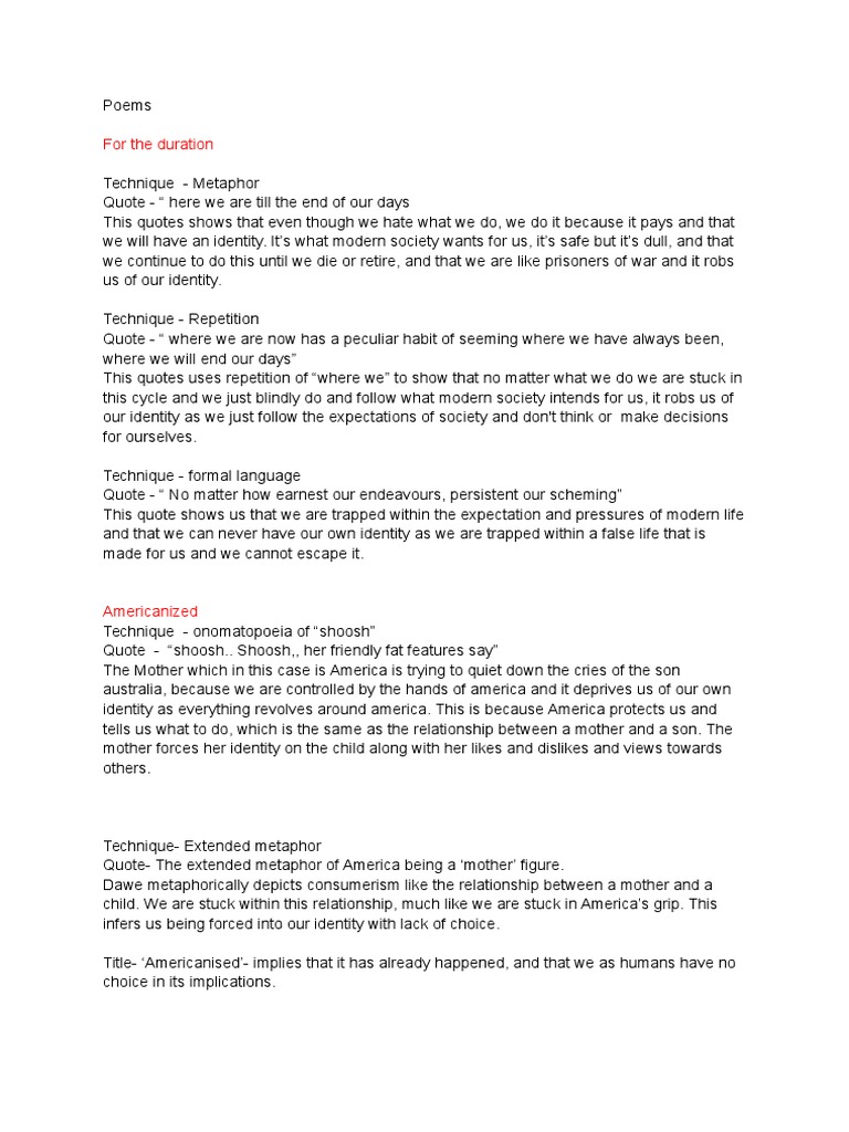 Poems | PDF | Identity (Social Science) | Consumerism