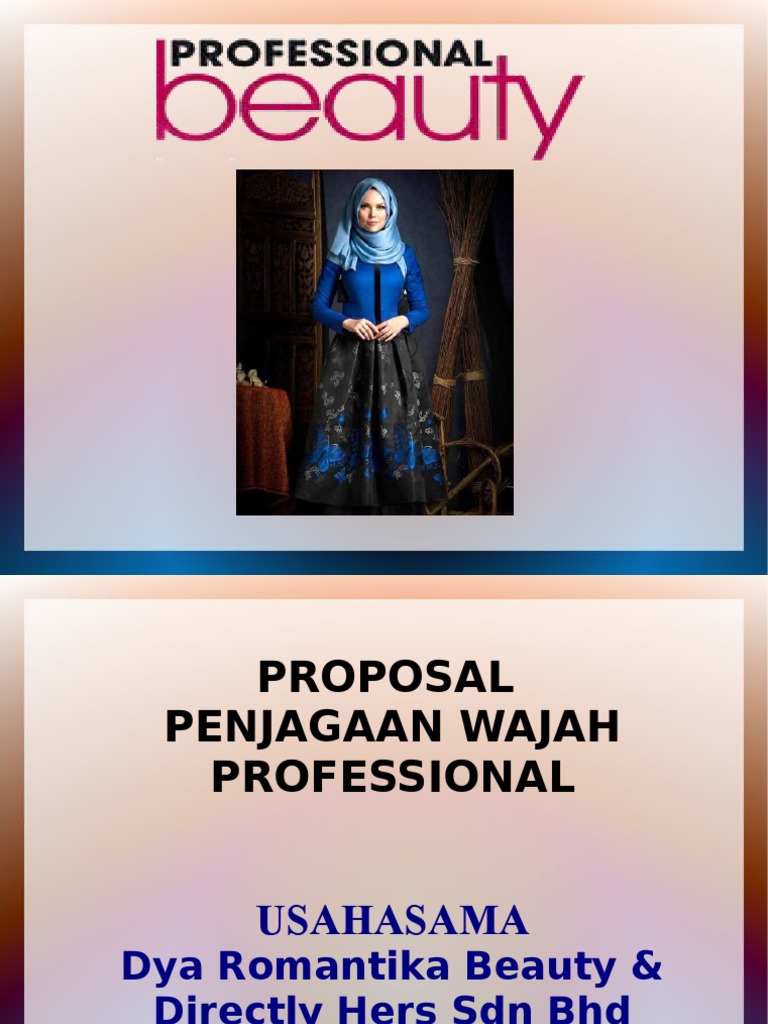 Proposal Rawatan Wajah Professional | PDF