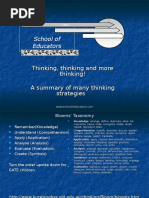 Edward de Bono CoRT Thinking Programme | PDF | Narration | Thought