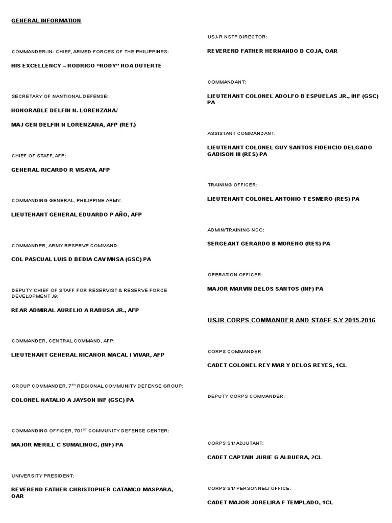 General Information and General Orders | PDF | Officer (Armed Forces ...